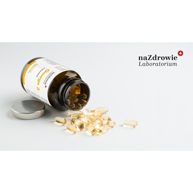 Na Zdrowie Omega 3 DHA EPA 60 kaps | Sklep internetowy Słodkie Zdrowie